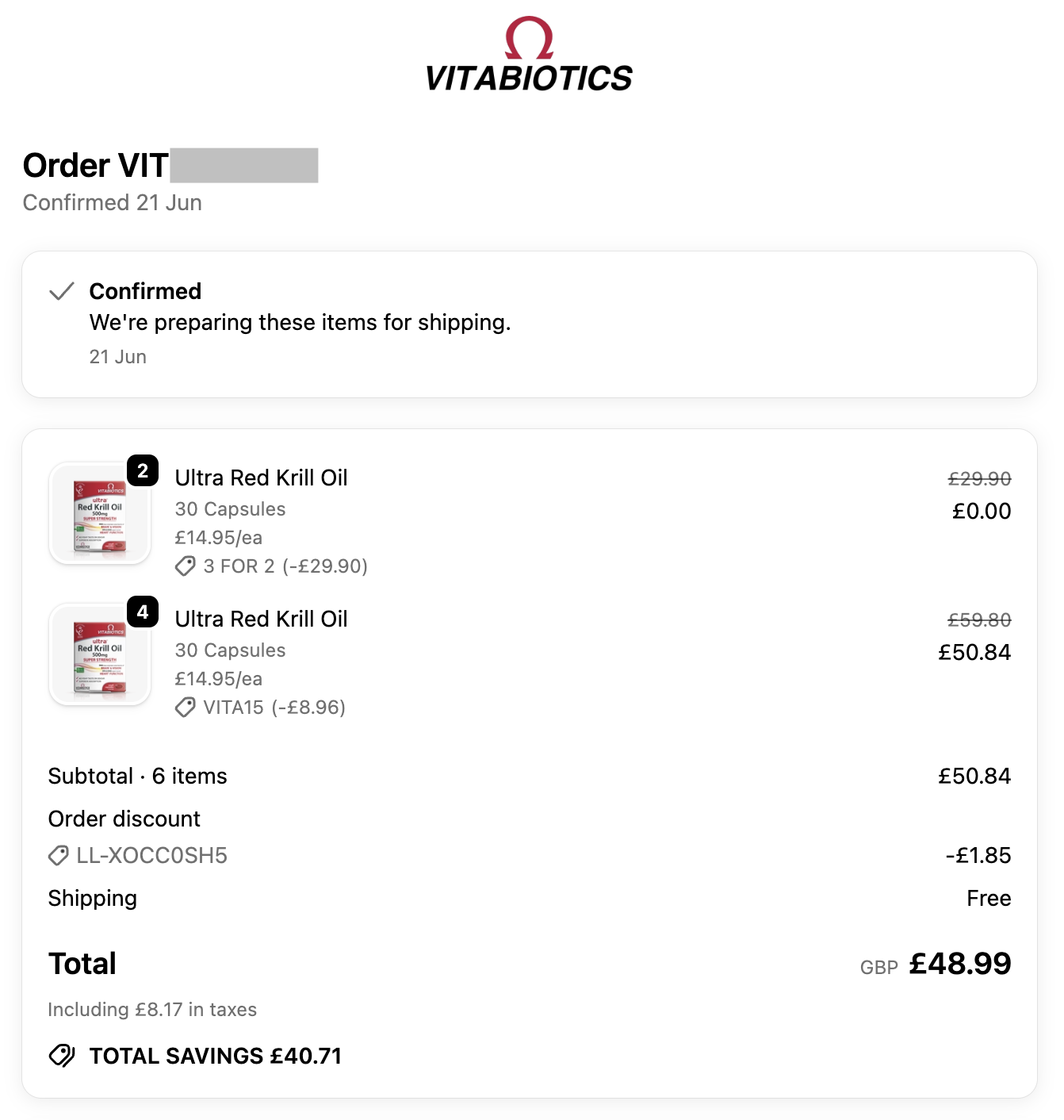 在英國買 Vitabiotics 維他命的折扣 combo 術！ - 小曦老師 Aurora’s Journal